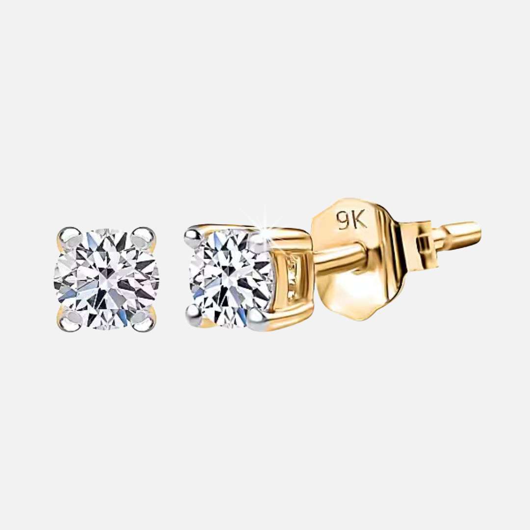 Versa 9K Gold Lab Grown Diamond Eternal Spark Stud Earrings RachelGalley Versa 9K Gold Lab Grown Diamond Eternal Spark Stud Earrings RachelGalley