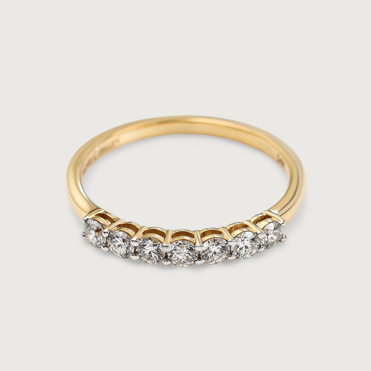Versa Half Eternity Seven Stone Lab Grown Diamond Ring – RachelGalley