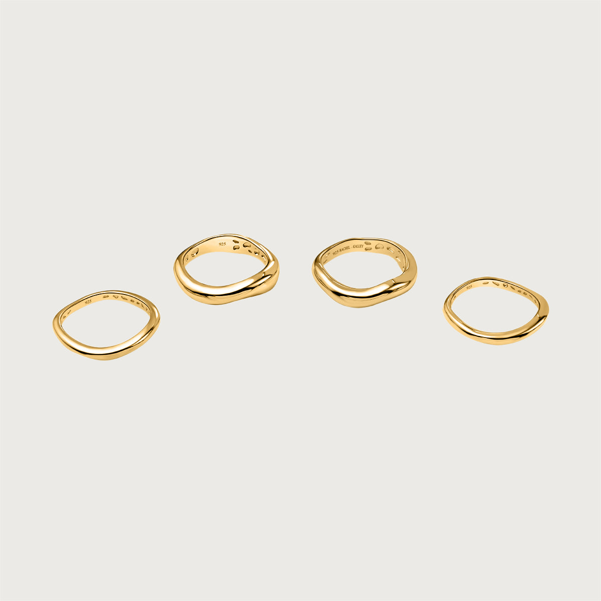 Stacking Rings for Women, Gold Silver Ring Pairs – RachelGalley
