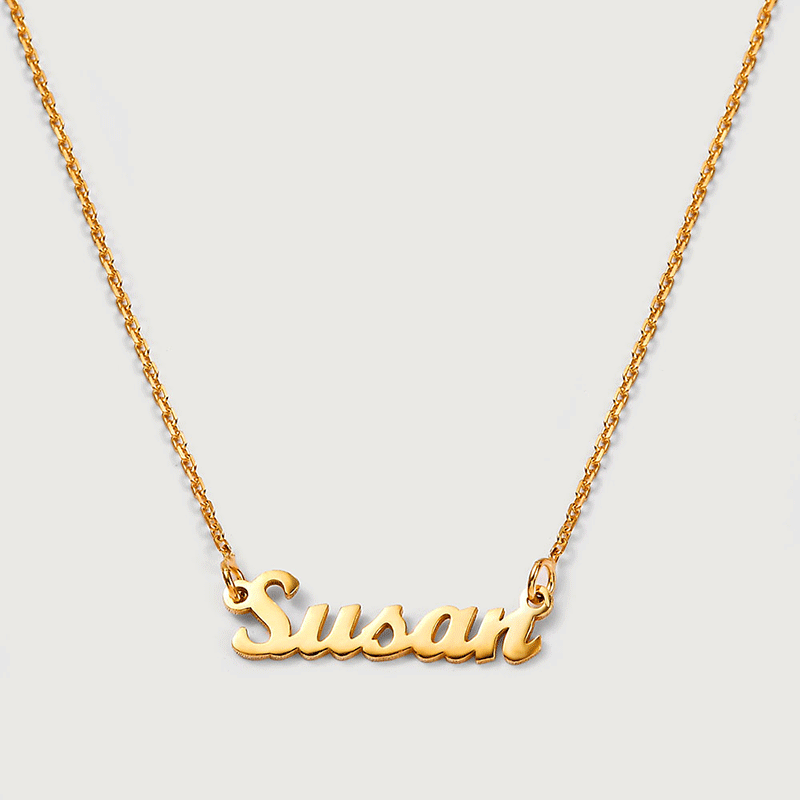 Personalised Name Necklaces Classic chain – RachelGalley