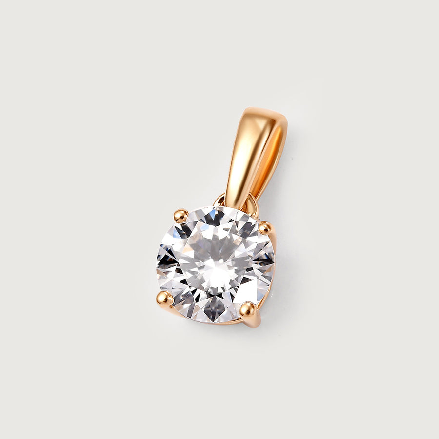 Versa 1 Ct Lab Grown Diamond Pendant In 9K Gold RachelGalley Versa 1 Ct Lab Grown Diamond Pendant In 9K Gold RachelGalley