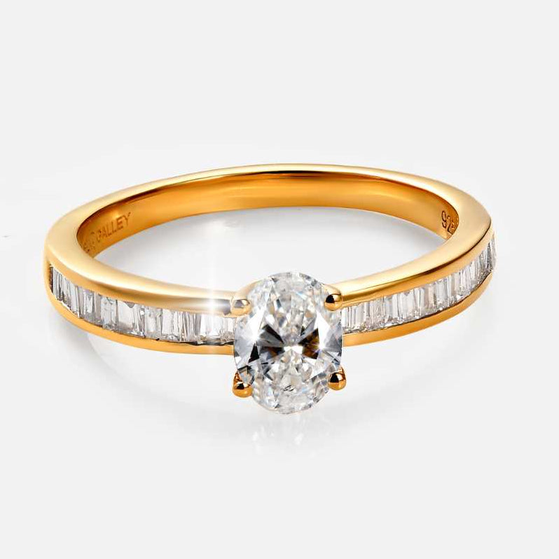 Versa Dynasty Oval Lab Grown Diamond Ring – RachelGalley