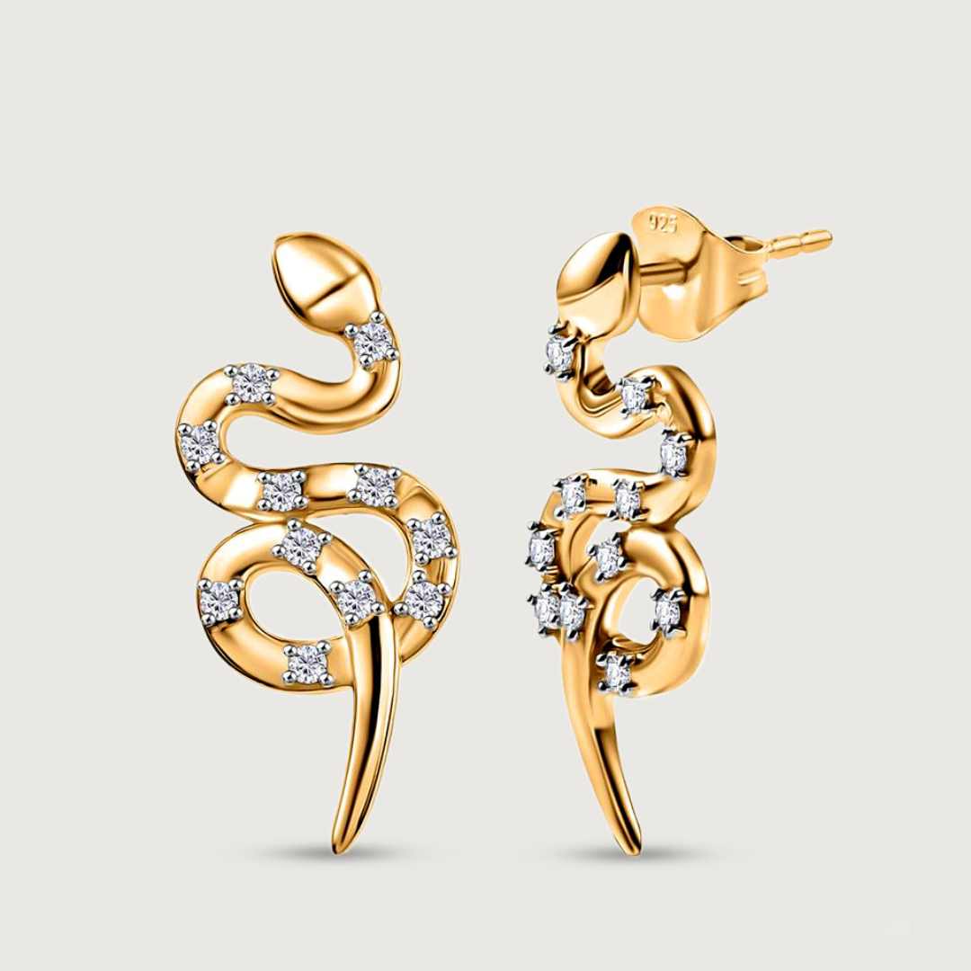 Versa Lab Grown Diamond Serpentine Earrings – RachelGalley