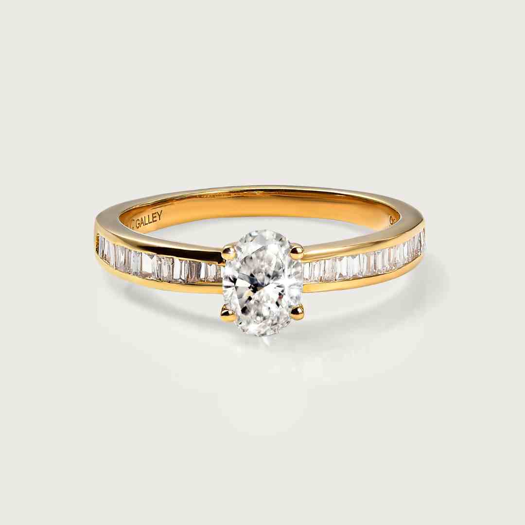 Versa Dynasty Oval Lab Grown Diamond Ring – RachelGalley
