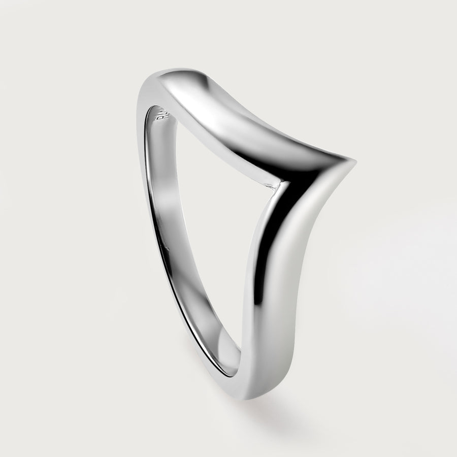 Grecian Wishbone Stacking Ring – RachelGalley
