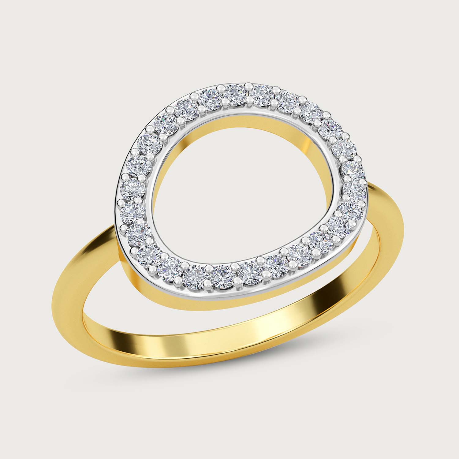 Versa Natural Diamond Halo Ring – RachelGalley